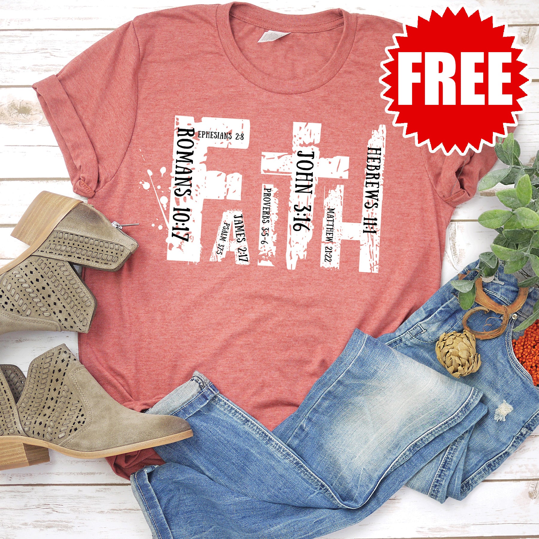 Faith Tee - Heather Clay – Love in Faith