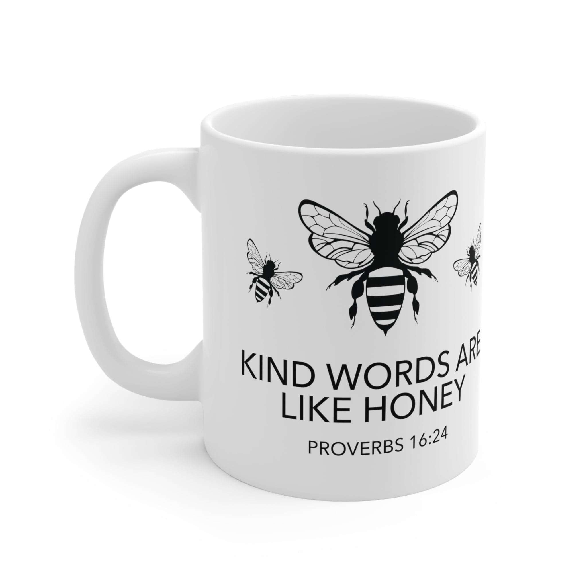 Proverbs 16:24 11oz Mug | Love in Faith