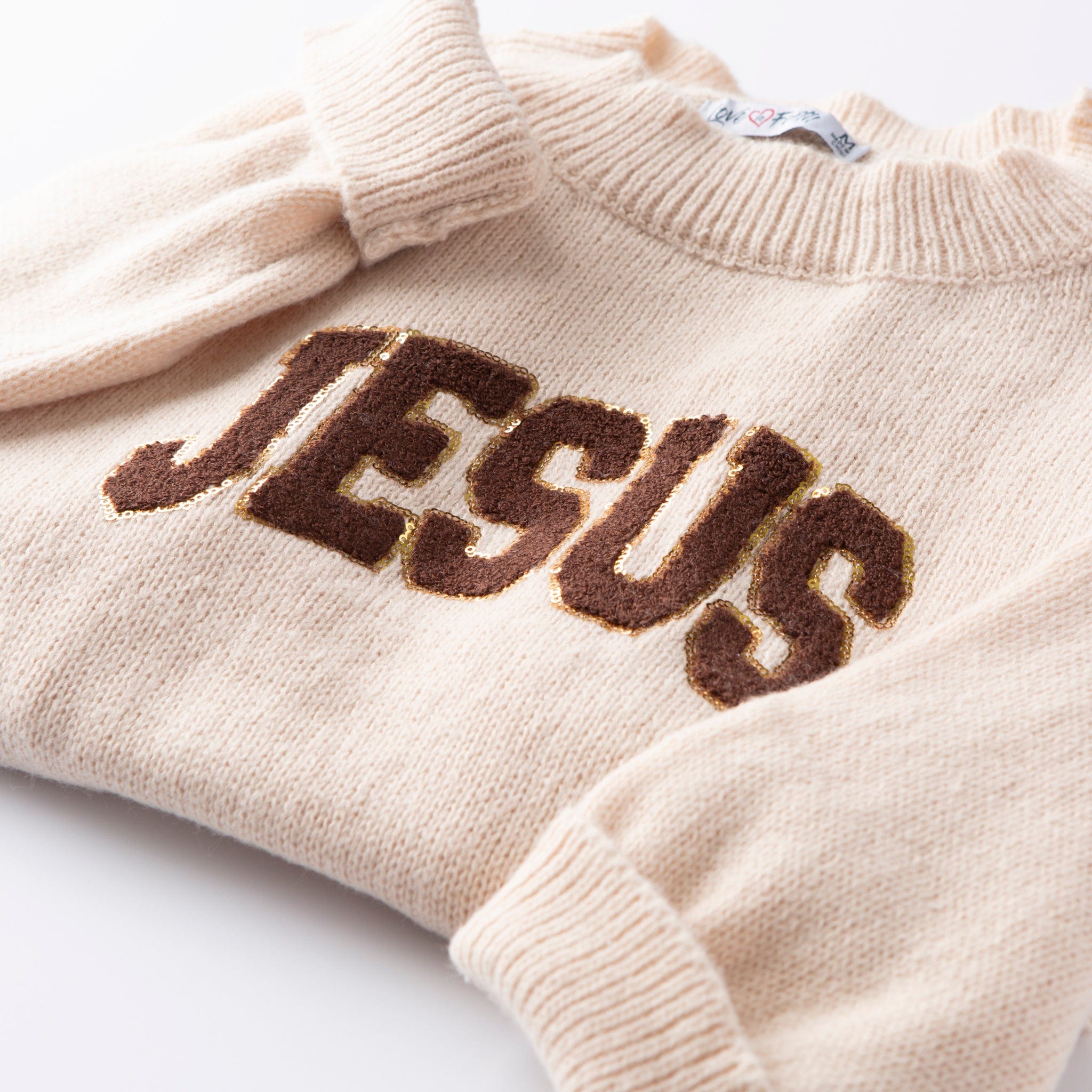 Jesus Women's Embellished Sweater - 25 | Love in Faith