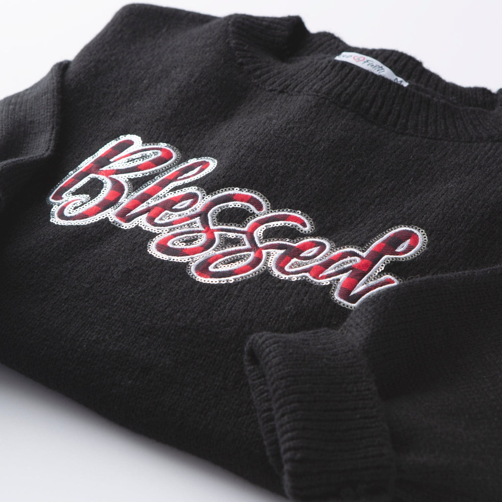 Blessed BP Embellished Sweater – Love in Faith