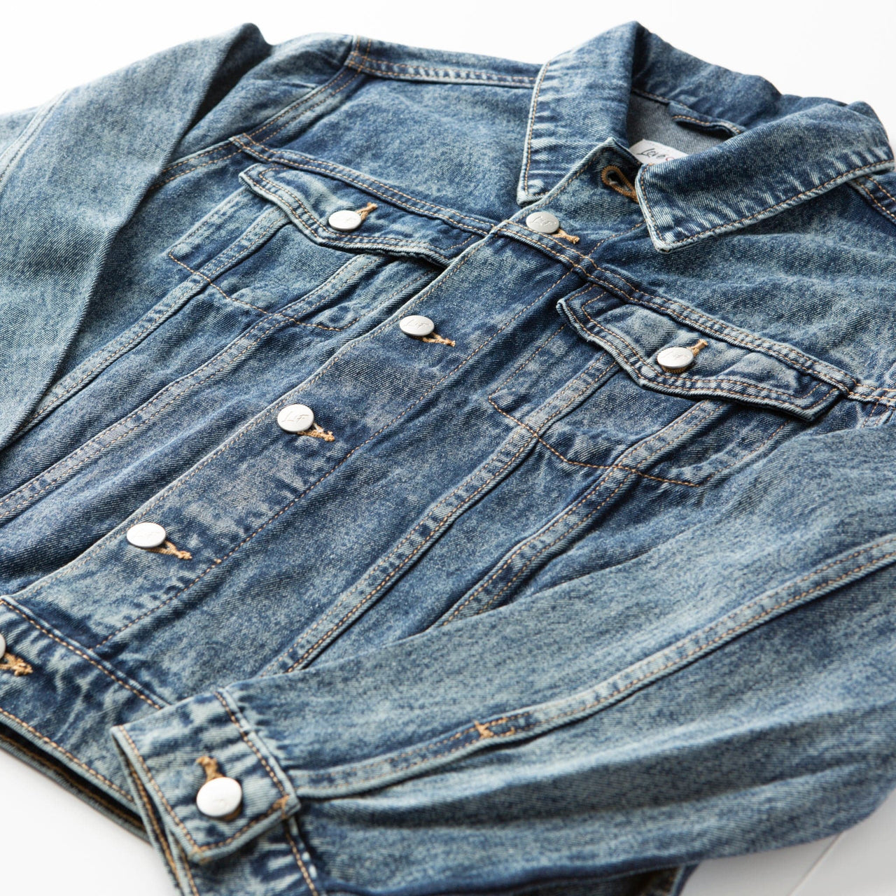 Vintage Washed Spirit Lead Me Denim Jacket – Love in Faith