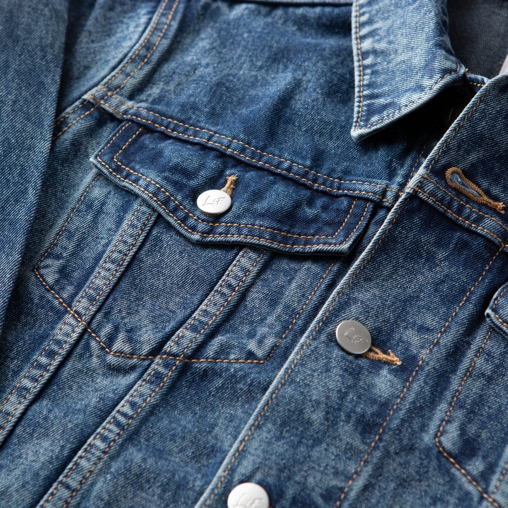 Vintage Washed Amazing Grace Denim Jacket – Love in Faith