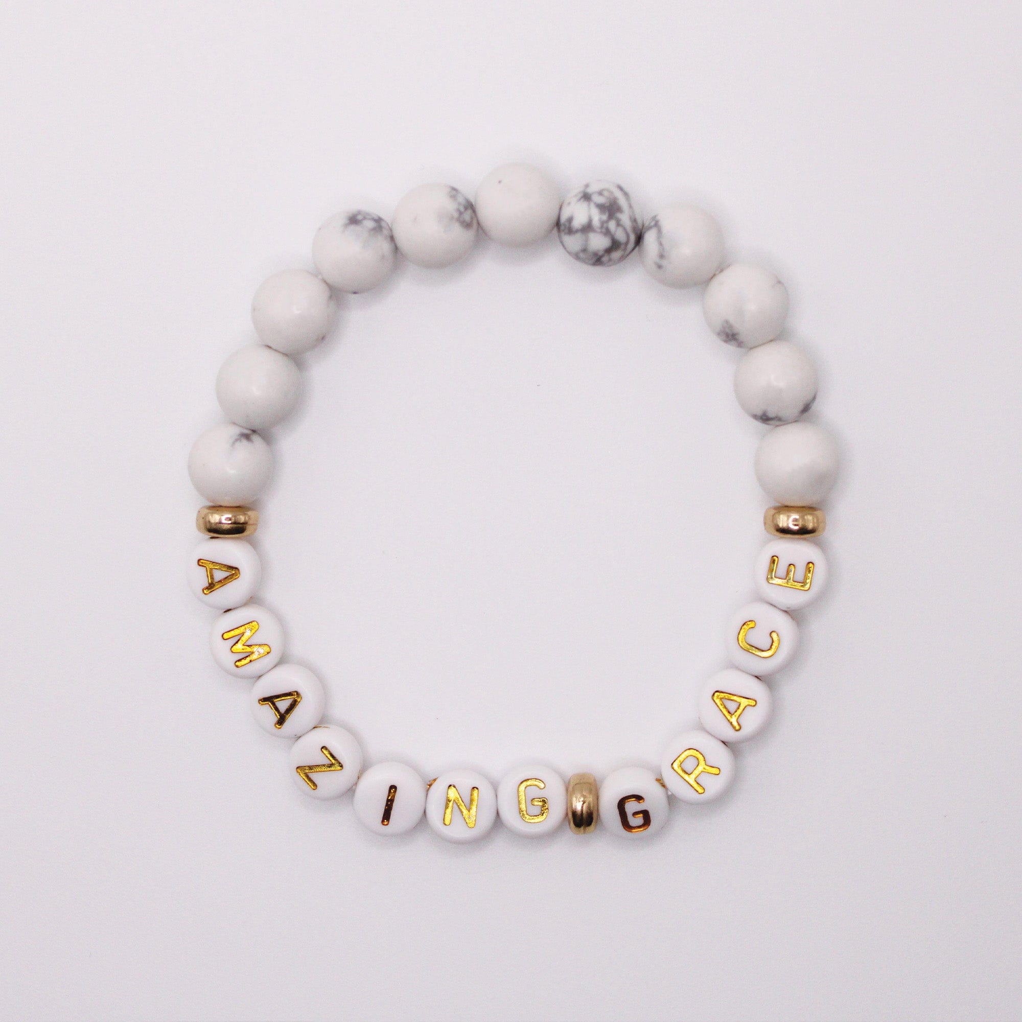 AMAZING GRACE Bead & Stone Bracelet – Love in Faith