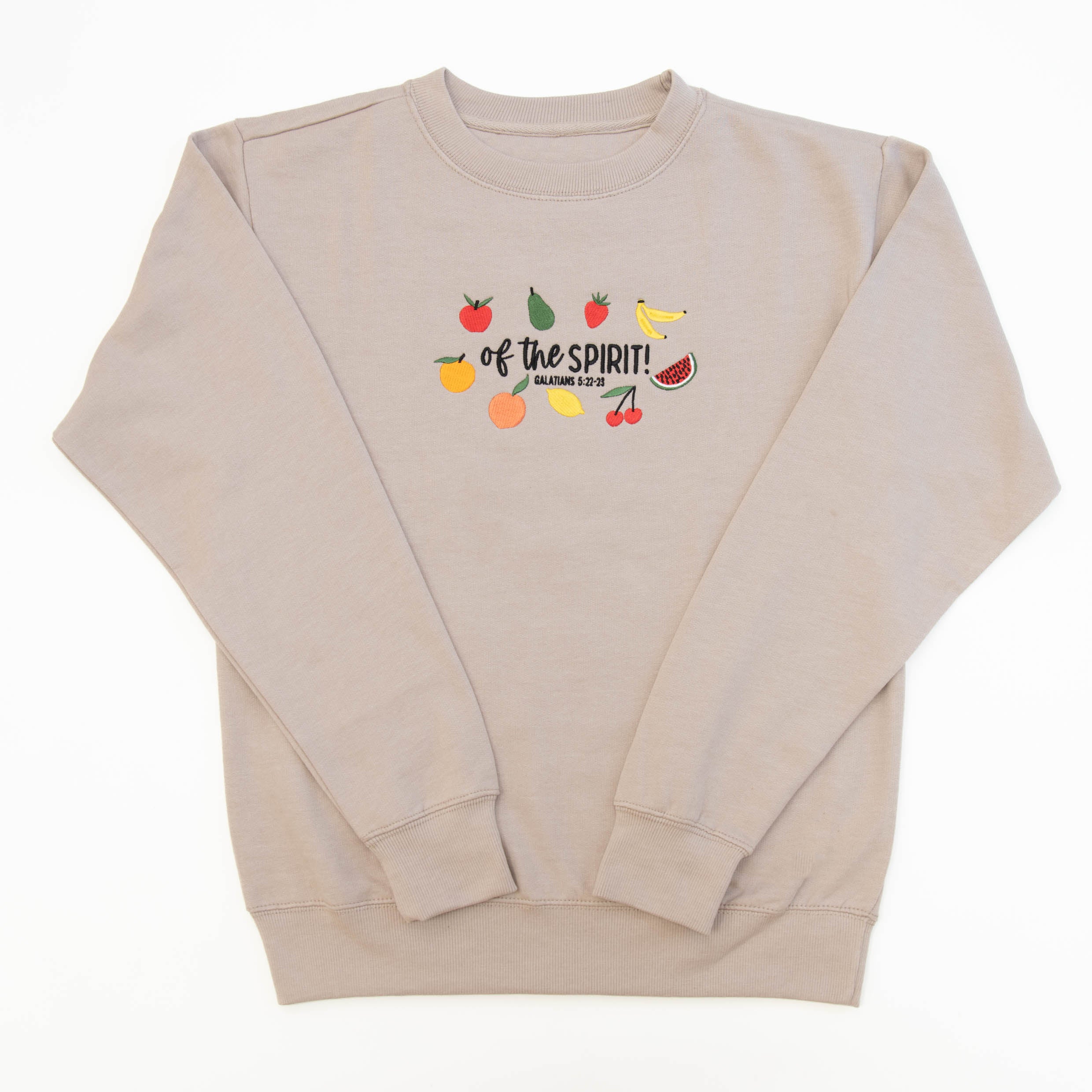 Fruit of the Spirit Embroidered Crewneck Sweatshirt – Love in Faith