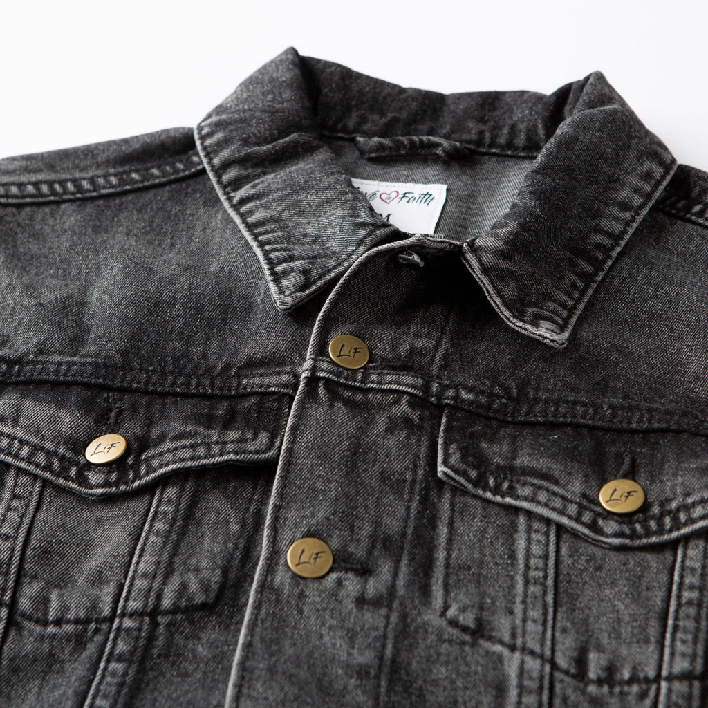Vintage Washed Faith Denim Jacket – Love in Faith