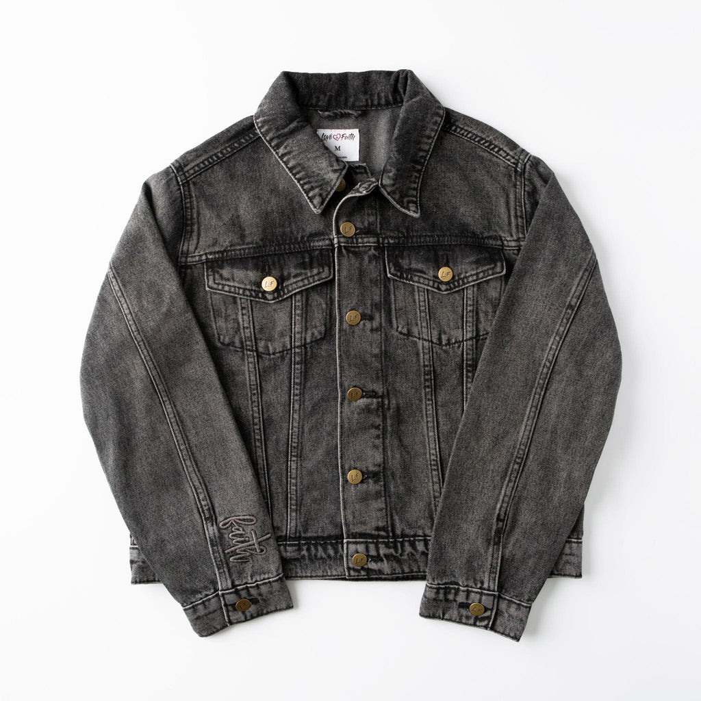 Vintage Washed Denim Jacket Collection – Love in Faith