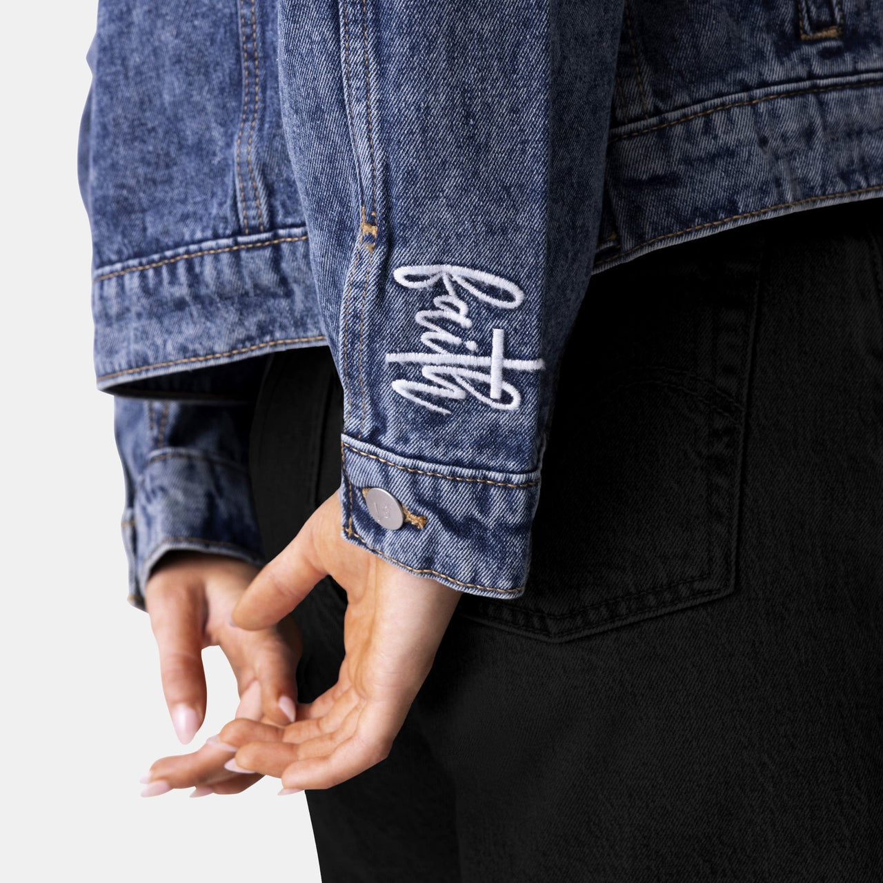 Vintage Washed Faith Denim Jacket – Love in Faith