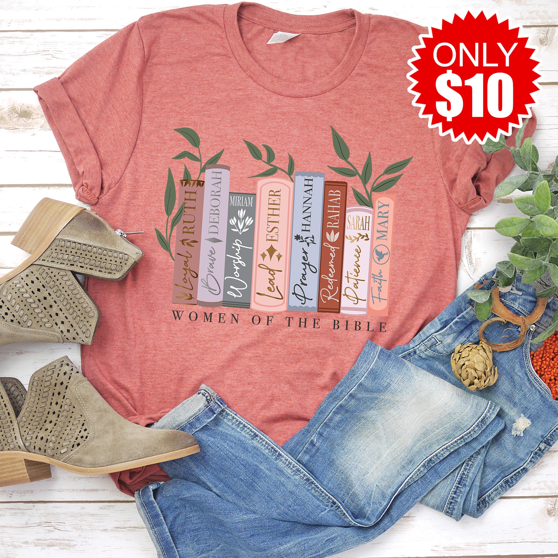 Women of the Bible Tee - Heather Clay – Love in Faith