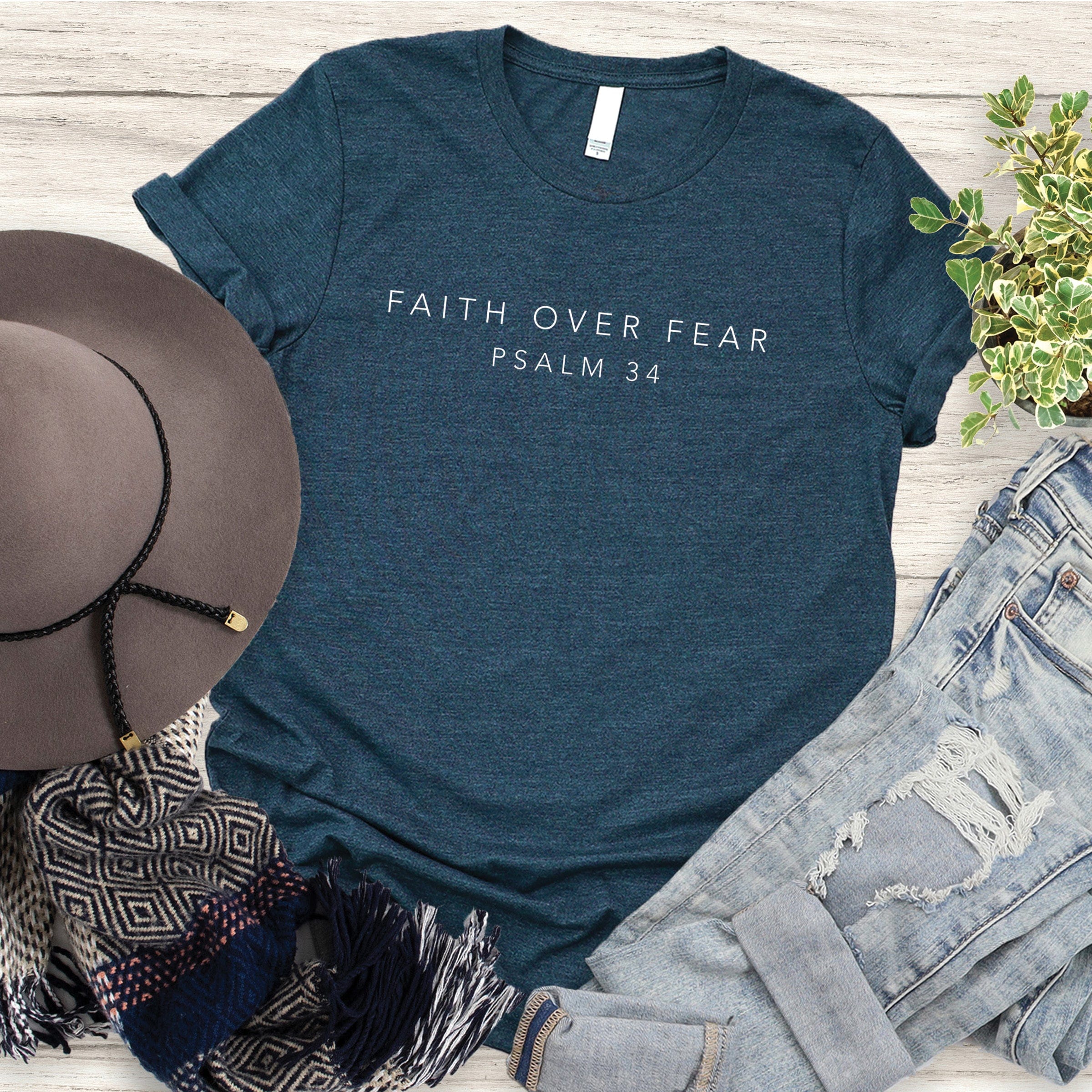 Faith Over Fear Tee – Love in Faith