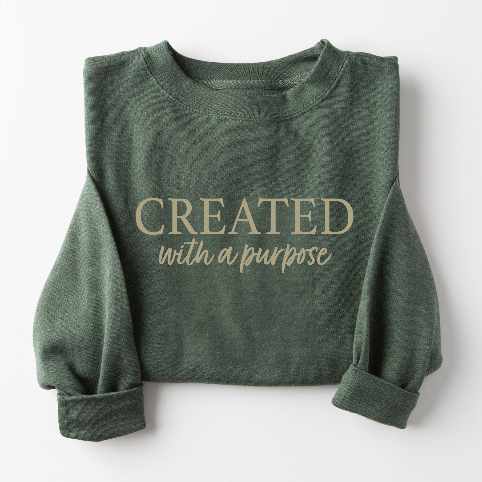 Created with a Purpose Sweatshirt – Love in Faith