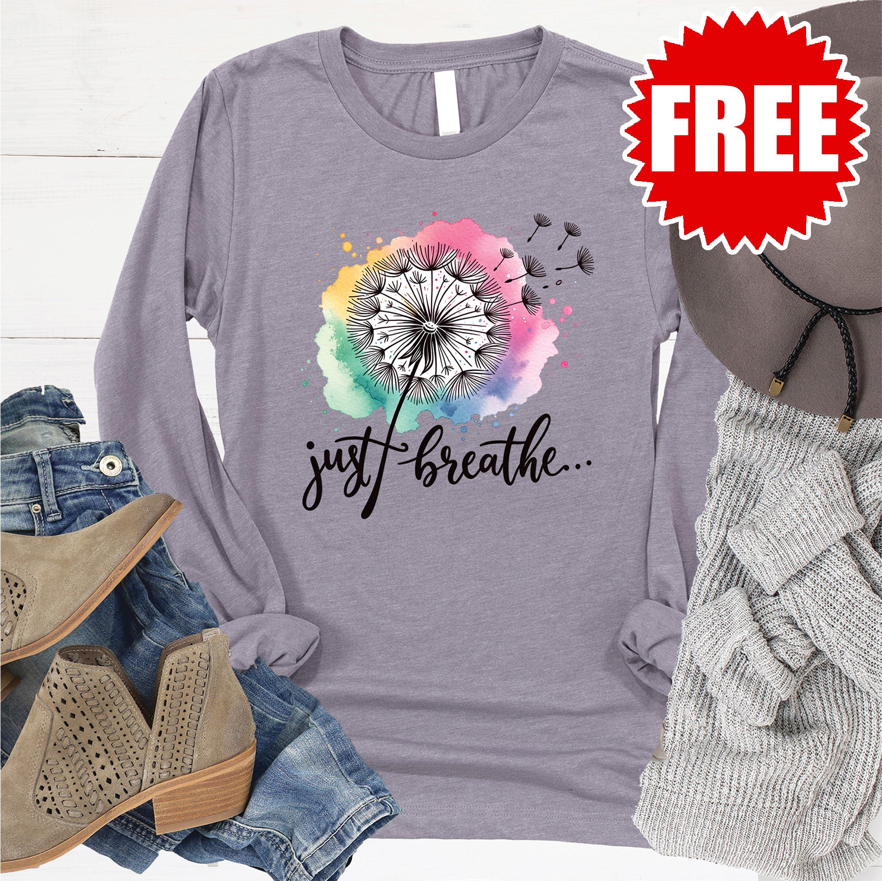 Just Breathe Long Sleeve - 0 – Love in Faith