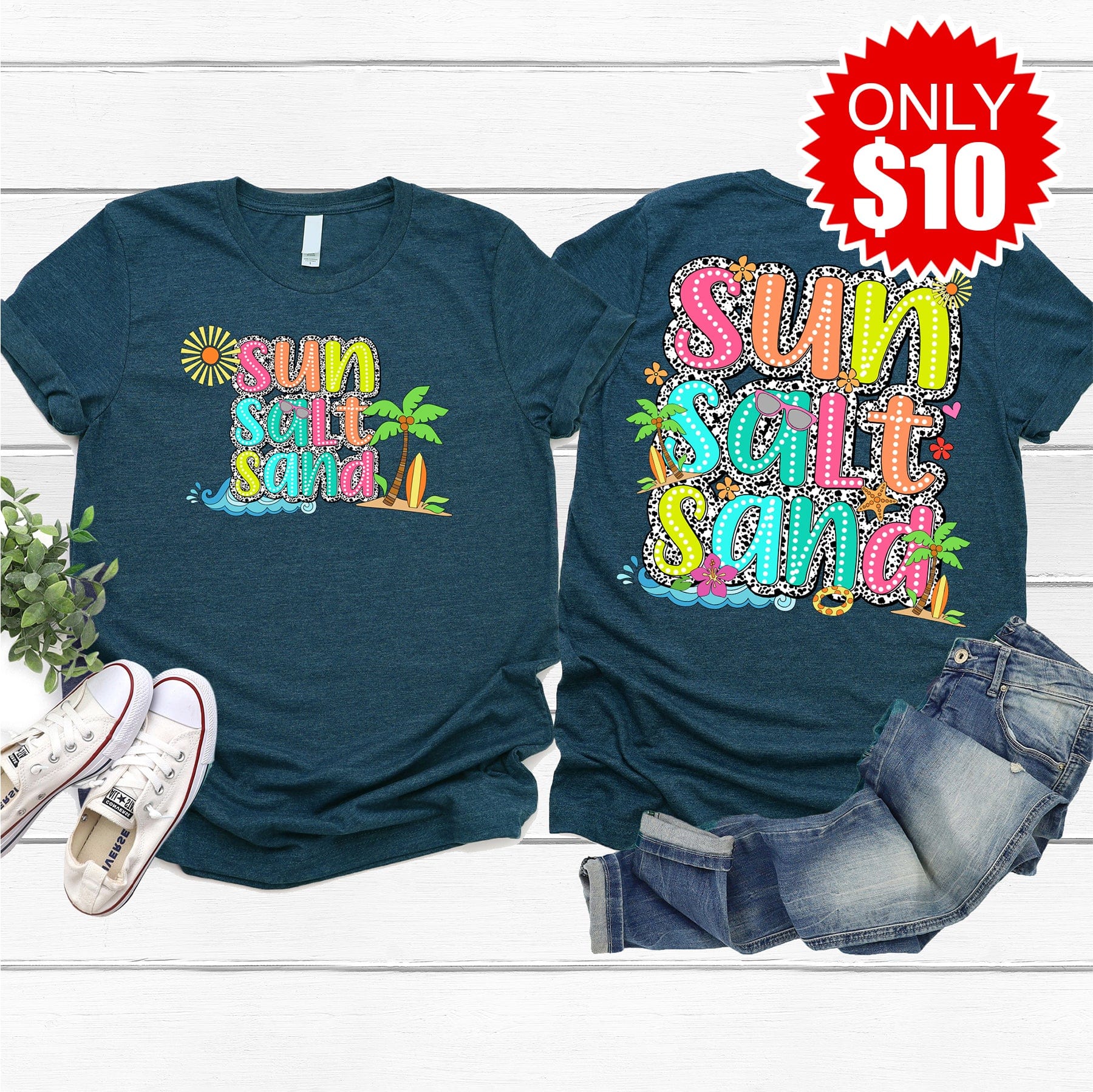 Sun Salt Sand Tee - 10 | Love in Faith