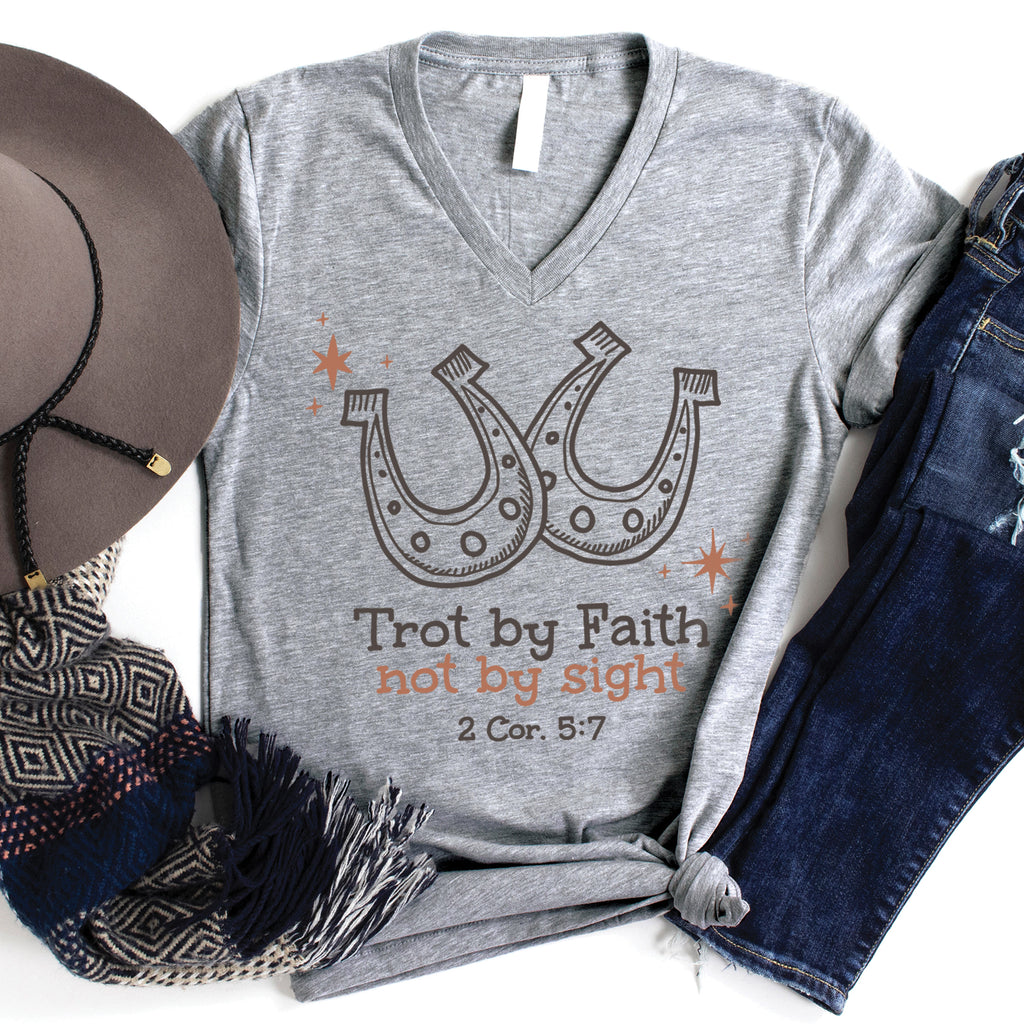 Trot by Faith V-Neck – Love in Faith
