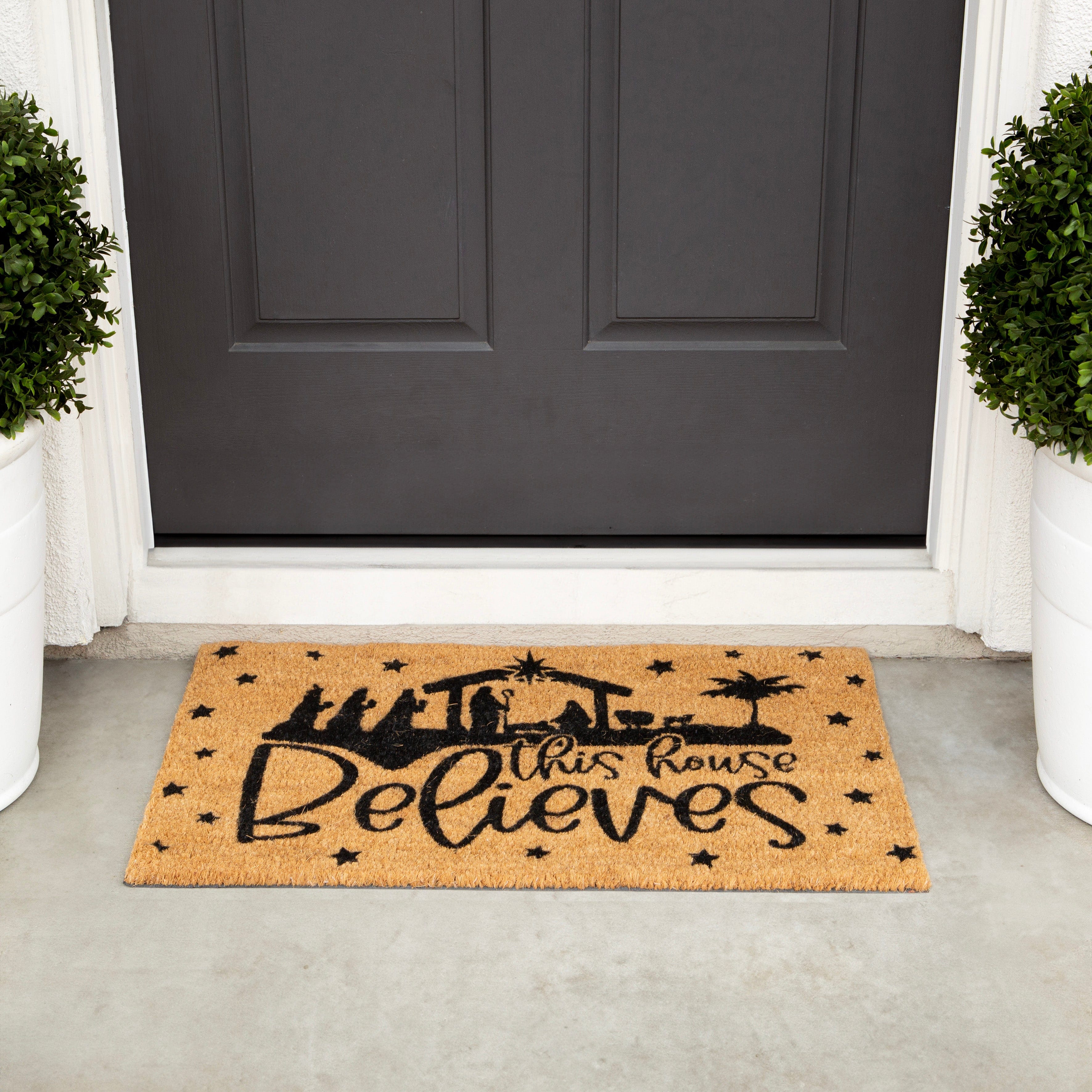 This House Believes Welcome Mat – Love in Faith
