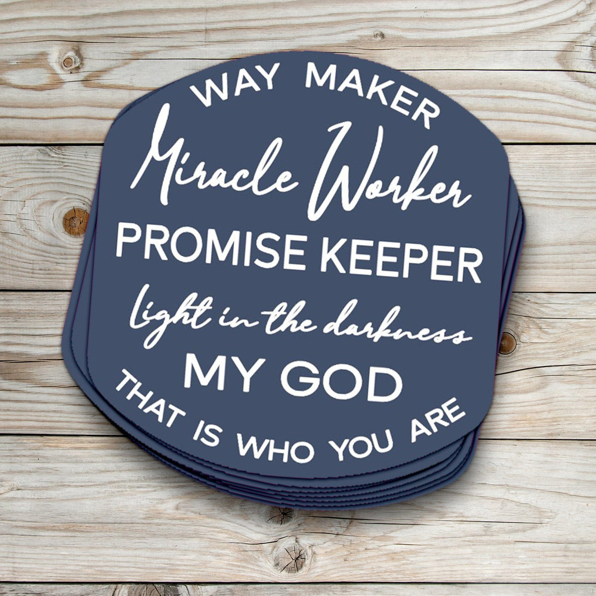 Way Maker Lyrics Sticker Love In Faith 8934