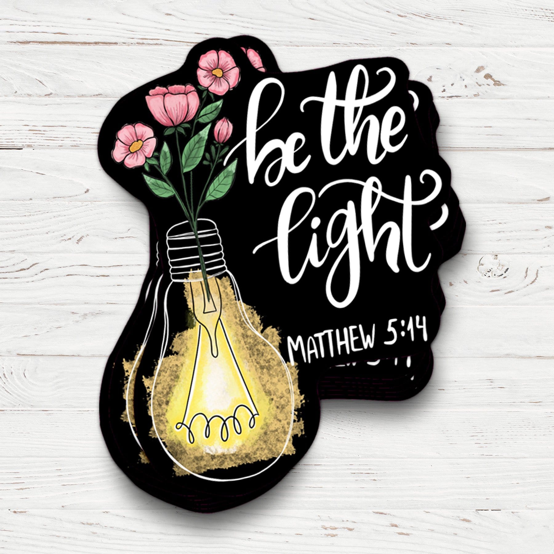 Be The Light Sticker – Love in Faith