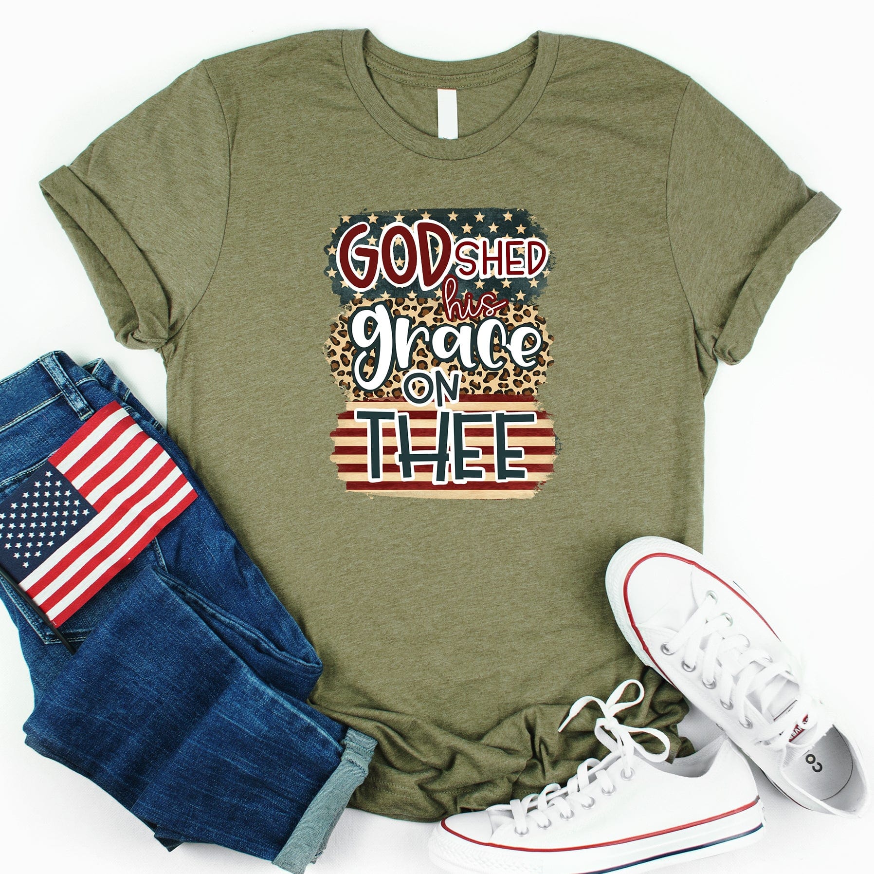 God Shed His Grace Tee -10 | Love in Faith